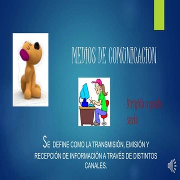 Medios de comunicación | PPT