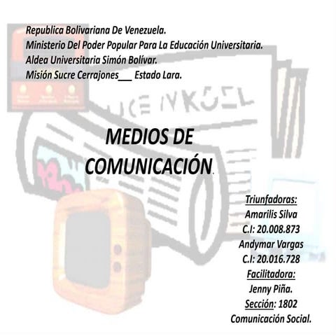 Guia 11 medios de la comunicacion | DOC