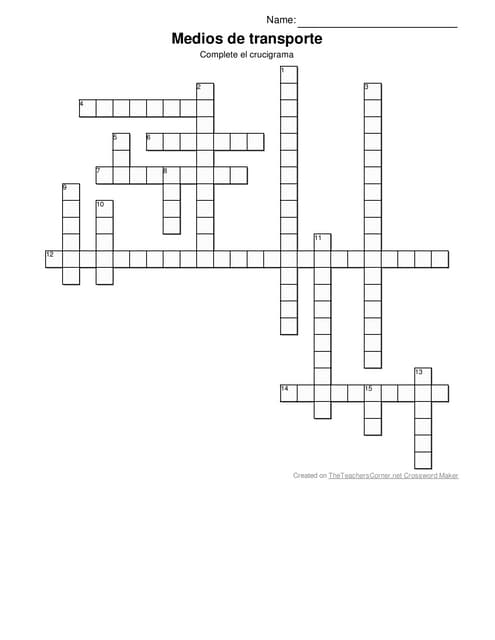 Modos y medios de transporte (1) | PDF