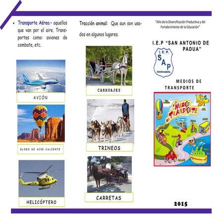 Medios de transporte inicial | PDF