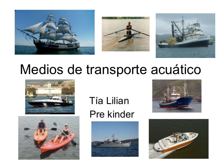 Medios de transporte acuático
