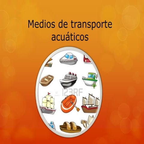 Medios de transporte acuáticos | PPTX