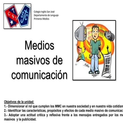 Medios masivos de comunicación (3) | PPTX