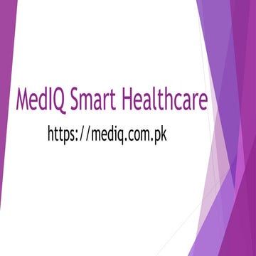 Introduction MedIQ Smart Healthcare pptx | PPTX