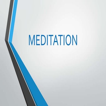 Meditation | PPTX