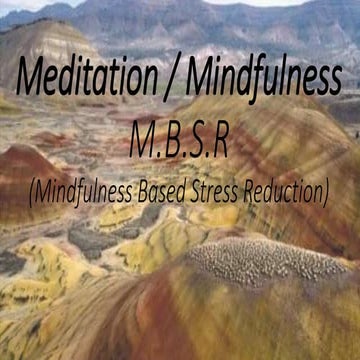 Ten steps to mindfulness meditation | PPT