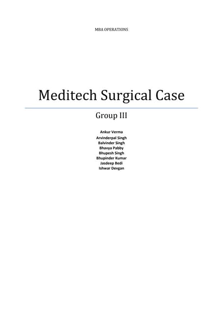 Meditech surgical | PPT