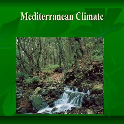 Mediterranean climate | PPT