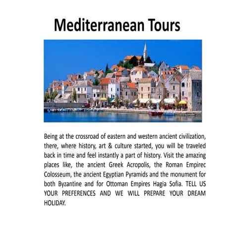Mediterranean tours | PPTX