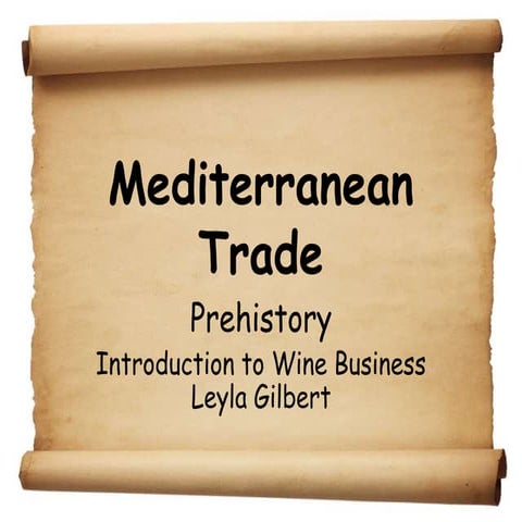 Prehistory - Mediterranean trade | PPTX