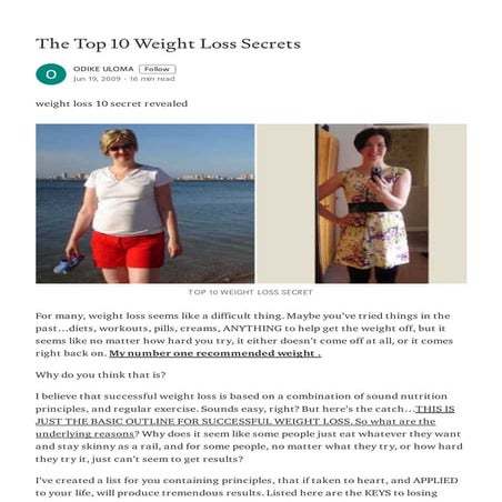10-weight-loss-secrets | PDF