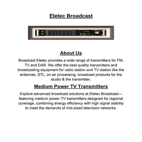 Medium Power TV Transmitters url-5 word.pdf