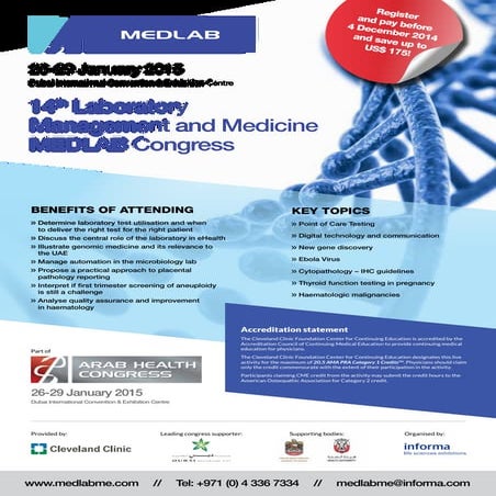 Largest laboratory conference in the Middle East | PDF