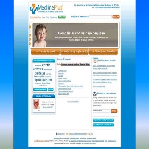 MedlinePlus en español | PPTX