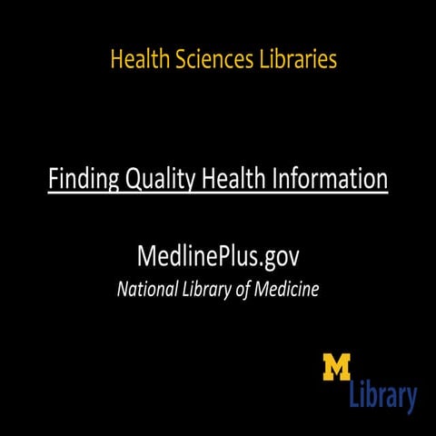 MedlinePlus | PPT