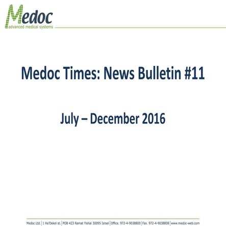Medoc Times: News Bulletin #11 | PPSX | Brain and Nervous System ...