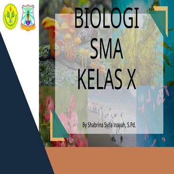 KLASIFIKASI MAKHLUK HIDUP KELAS X SMA BIOLOGI | PPTX