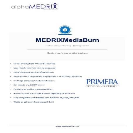 MEDRIX Media Burn | PDF | Technology & Computing