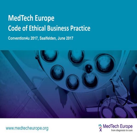 MedTech europe code of ethical business practice | PDF