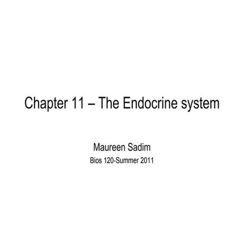 Chapter 11 presentation | PPTX