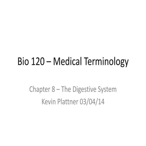 CCC Medical Terminology Chapter 8 | PPT
