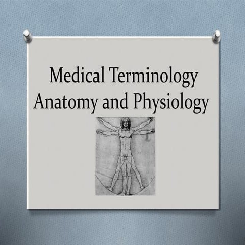 Med terms and a&p | PPT