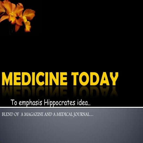 Medicine Today | PPTX