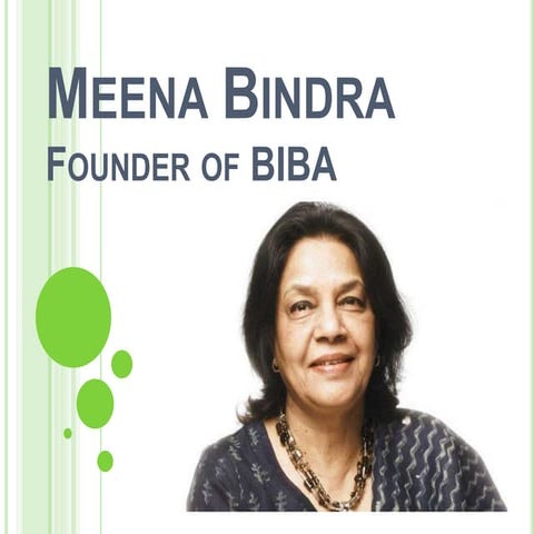 PPT on Meena bindra( woman entrepreneur) | PPTX | Women\'s Clothing ...