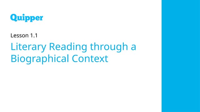 21st Century Literature_Unit 1_Lesson 1_Literary Reading Through a Biographical Context.pptx ...