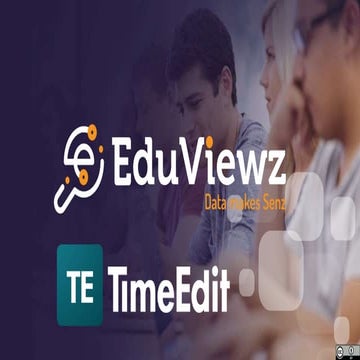 Meer grip krijgen op uw roosterprocessen met data - Jeroen Overmars (EduViewz), Robert-Jan ...