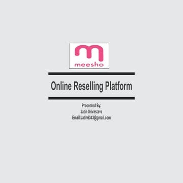 Meesho Business Model | Revenue Model | Meesho Interview | Startup ...