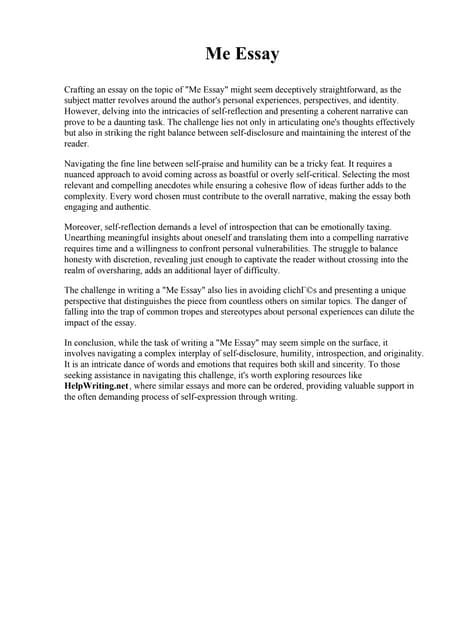 400 Word Essay Sample | PDF