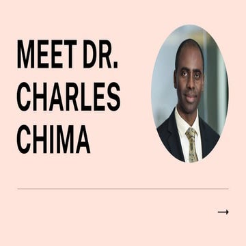 Meet Dr. Charles Chima from Sioux Falls, SD | PDF