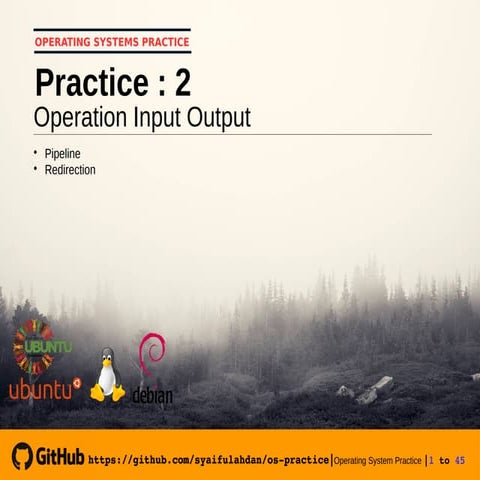 Operating System Practice : Meeting 3 - operasi input output-slide ...