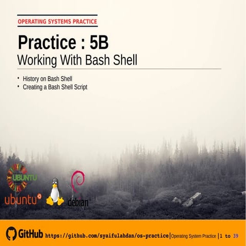 Operating System Practice : Meeting 8- bekerja dengan bash shell-b ...