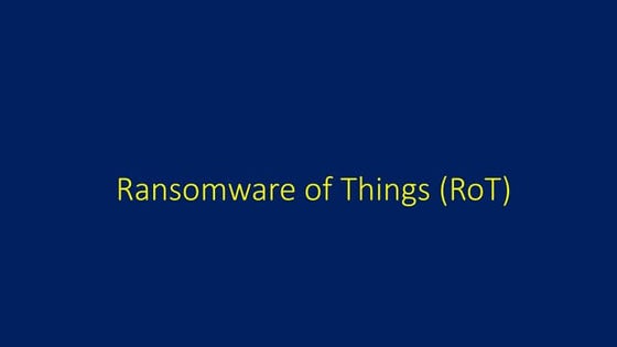 Ransomware Attack.pptx | Operating Systems | Computer Software and Applications