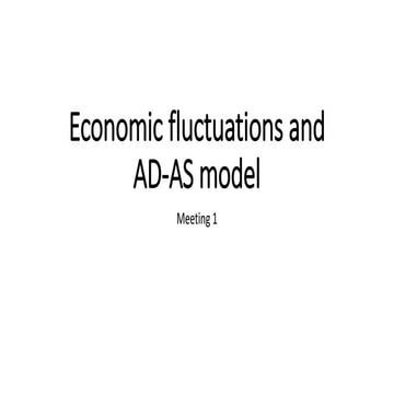 Meeting 1-3 - AD-AS (Macroeconomics) | PPTX