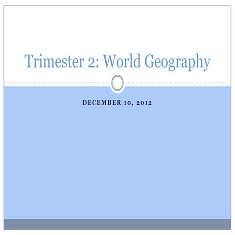Geography Introduction | PPT