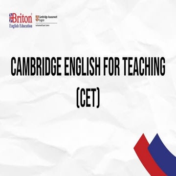 Cambridge KET Exam - Reading & Writing Prep | PPTX