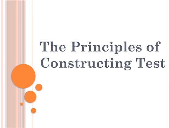 Writing Identification Tests | PPTX