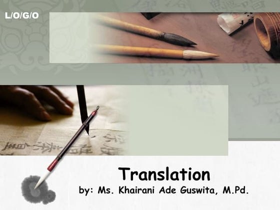 Methods Of Translation | PPT