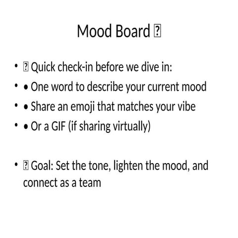 Mood Board to describe your current mood | PPTX