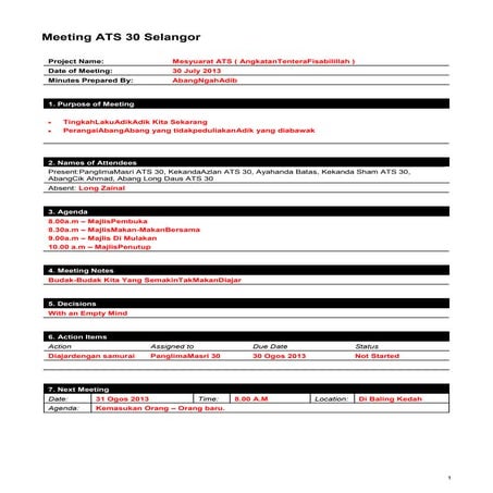 Meeting ats 30 | PDF