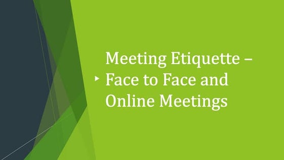 Conference call etiquette | PPT
