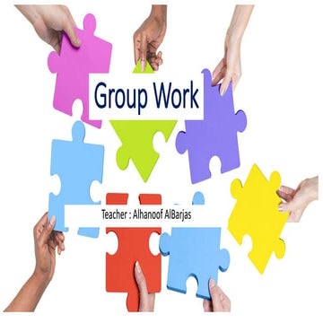 staff Meeting : group work | PPT