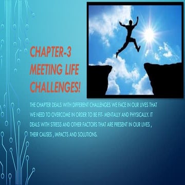 Meeting Life Challenges XII PPT best ppt for ch 3 | PPTX