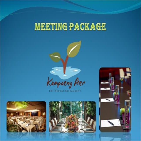Meeting package | PPT