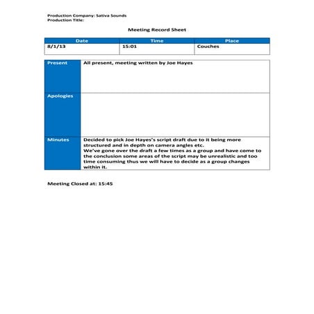 Meeting record sheet_1