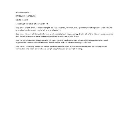 Meeting report | PDF