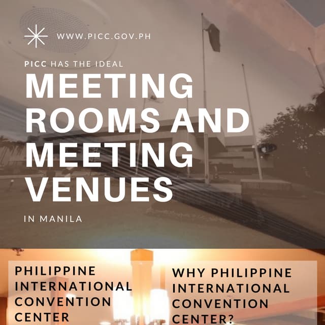 PICC Ideal Corporate Meeting Venues | PDF